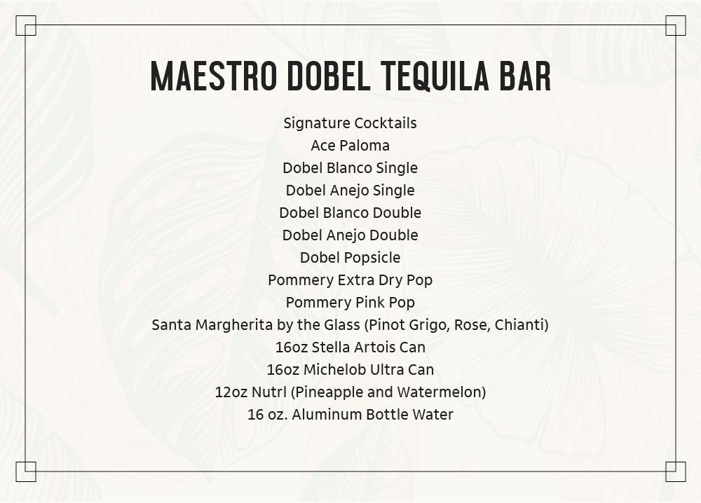 Food and Beverage - Miami Open