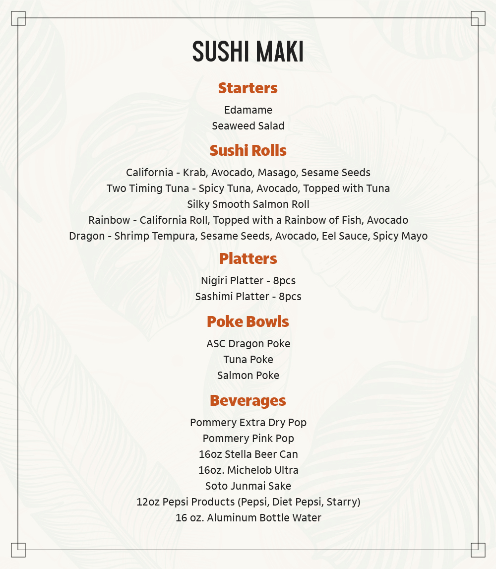 Food and Beverage - Miami Open