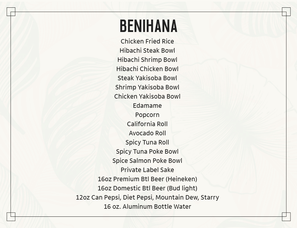 Food and Beverage - Miami Open