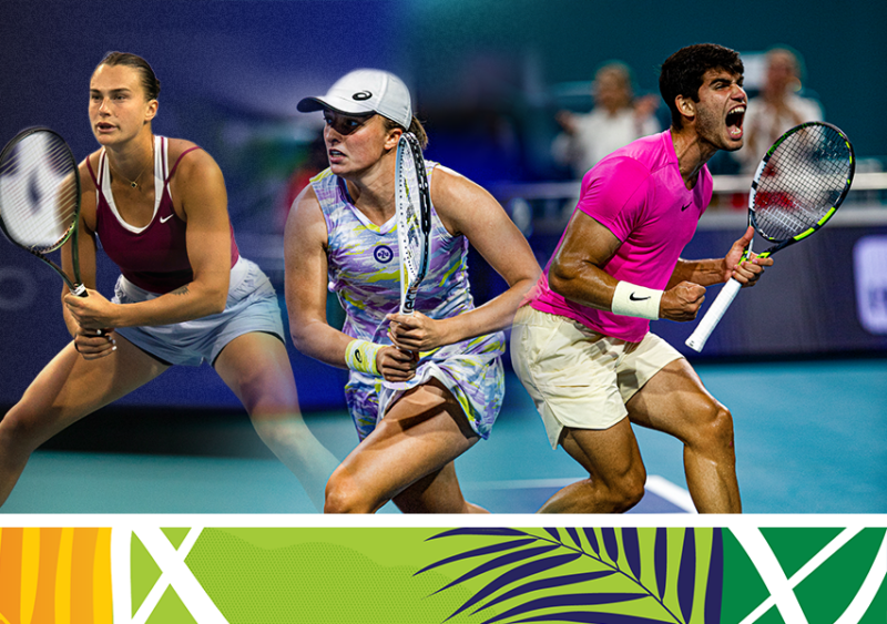 Entry List Revealed for Miami Open presented by Itaú with All of World ...
