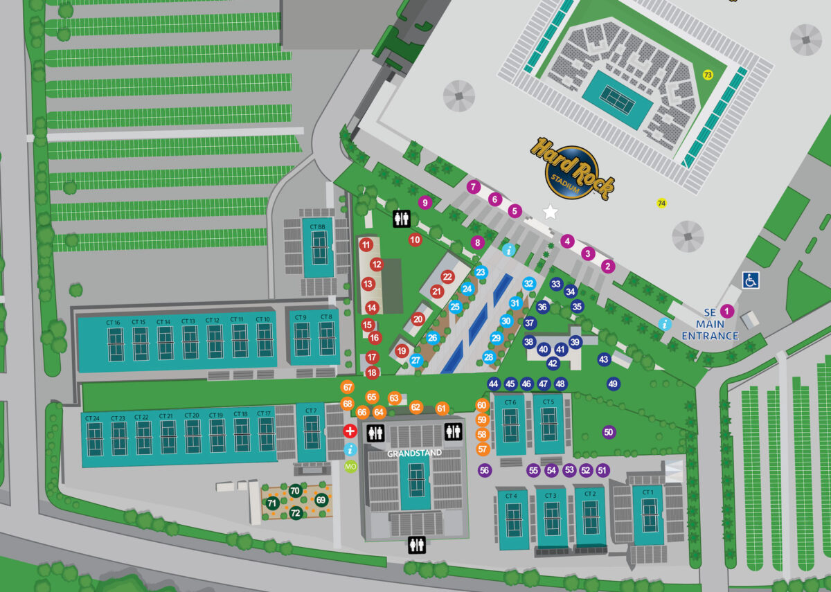 Campus Map - Miami Open
