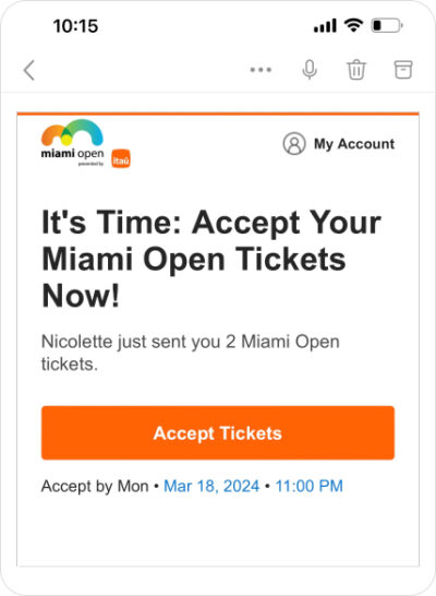 Digital Ticketing - Miami Open