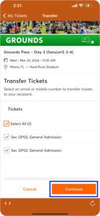 Digital Ticketing - Miami Open