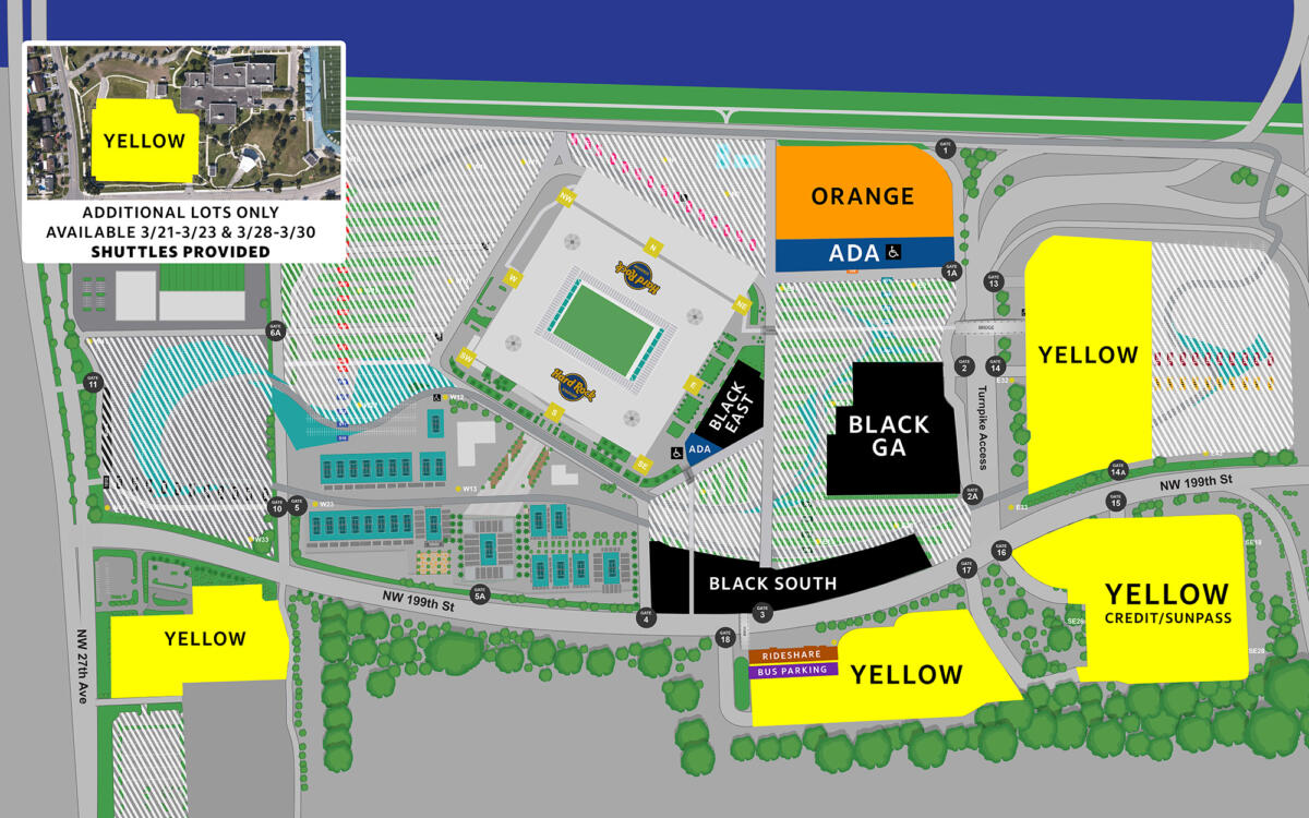 Parking and Transportation - Miami Open