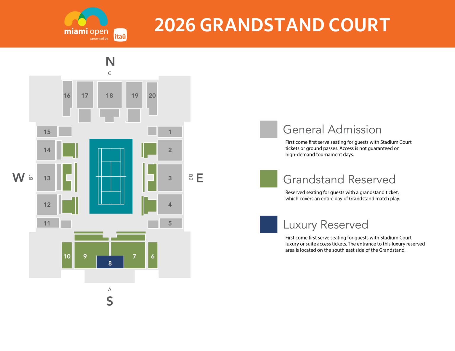 Grandstand - Miami Open